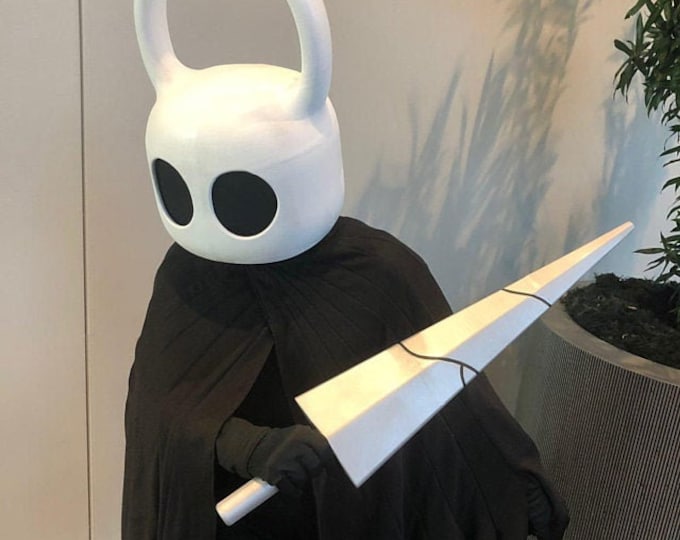 Hollow Knight Mask and Nail Combo, Hollow Knight Mask Cosplay - Etsy