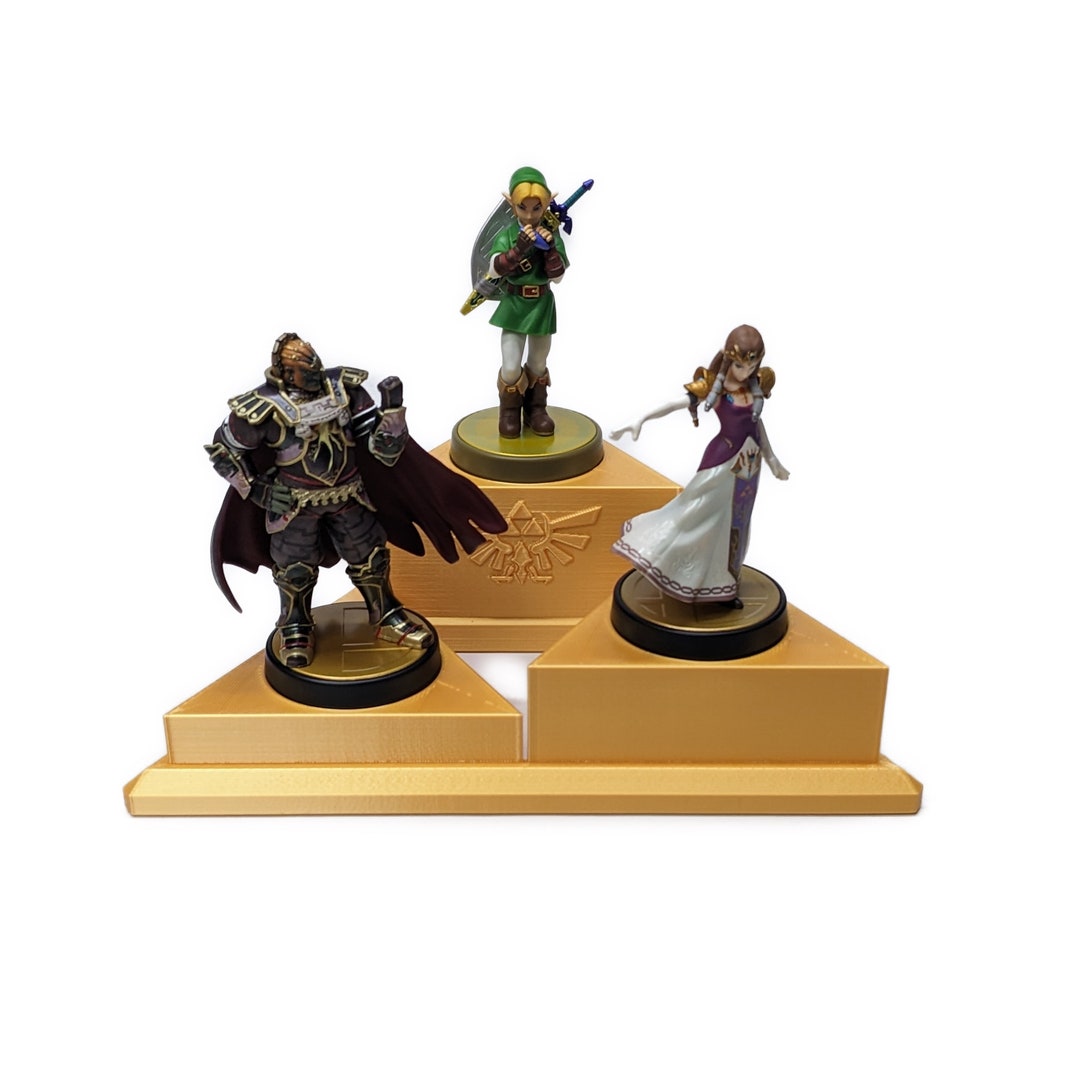 3-tier Triforce Display Stand Compatible With Amiibo Figurines ...