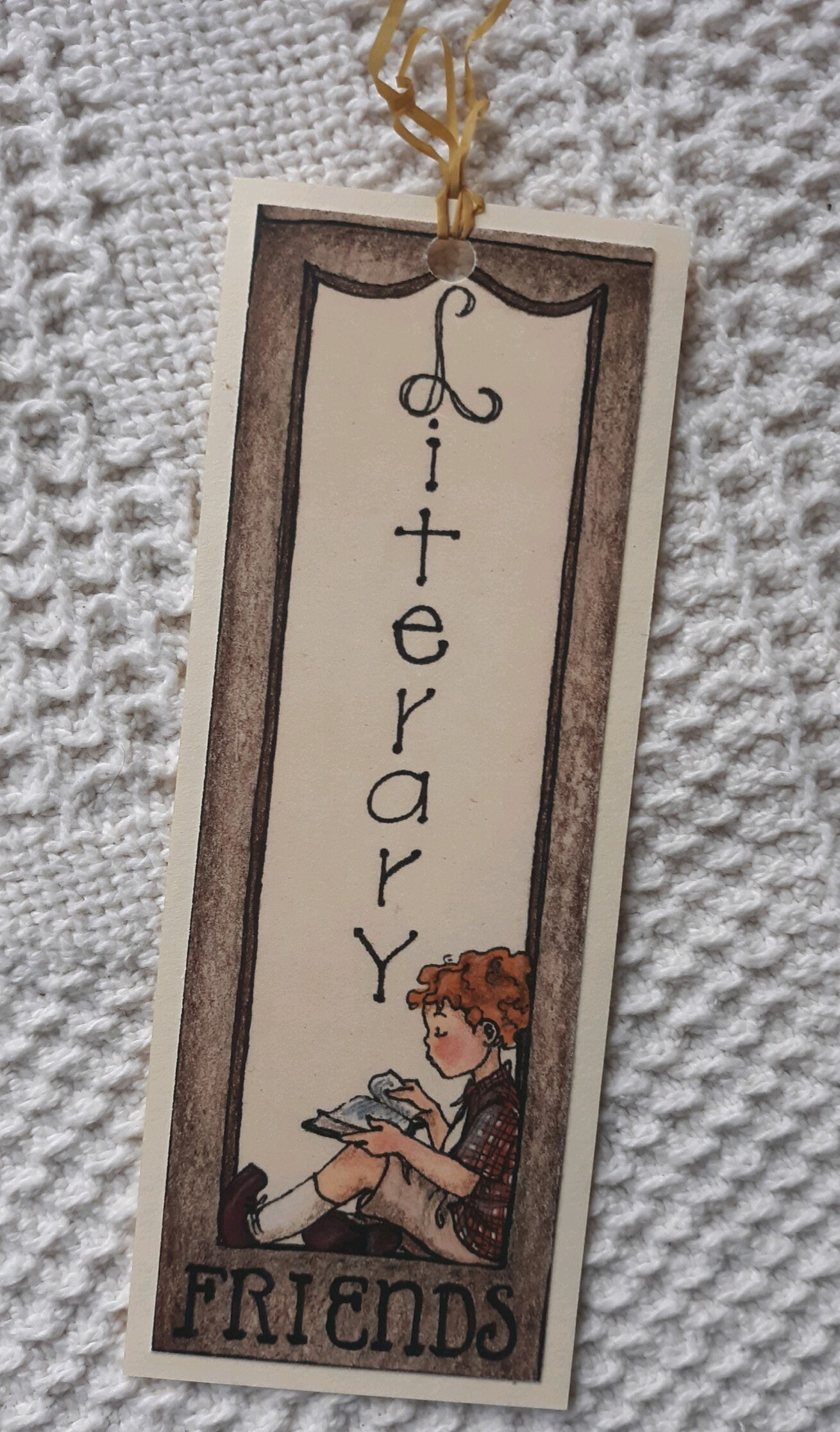 Children's Book Plate and Bookmark Set, Vintage Style, Original Art and ...