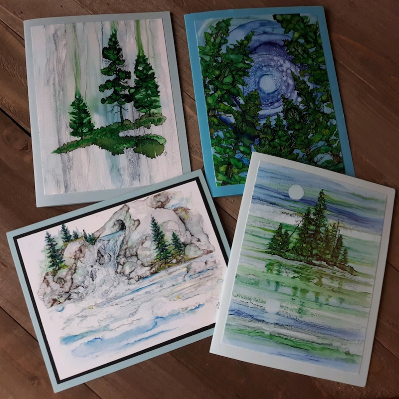 Original Ink Cards - Etsy