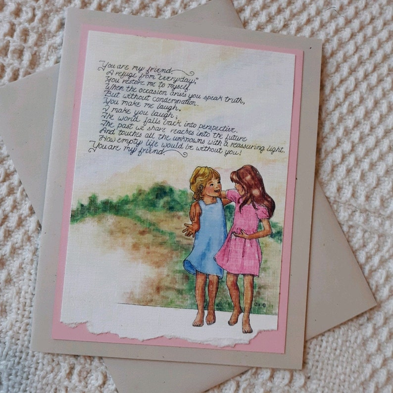 Girlfriend Card, Best Friend Card, Love and Appreciation Card, Thank ...
