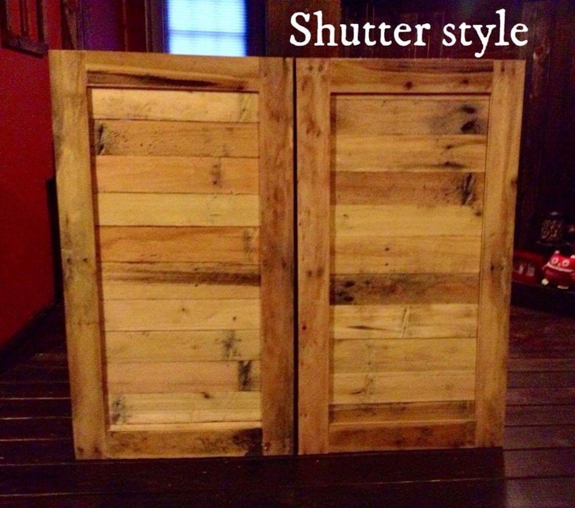 Rustic Wooden Saloon Doors unstained | Etsy