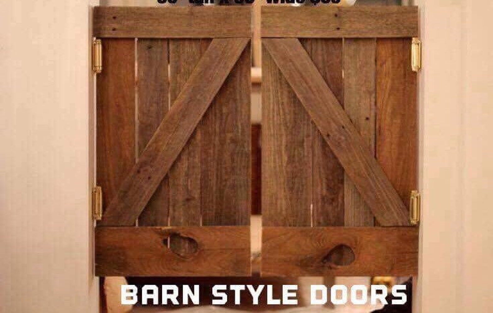 Rustic Wooden Saloon Doors “unstained” - Etsy