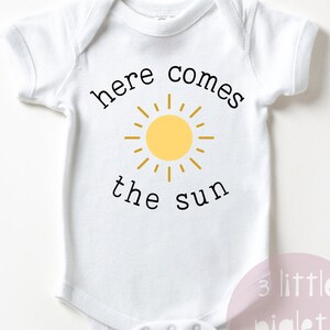 Here Comes the Sun Onesie® Sun Baby Onesie® Summer Baby Outfit Summer ...