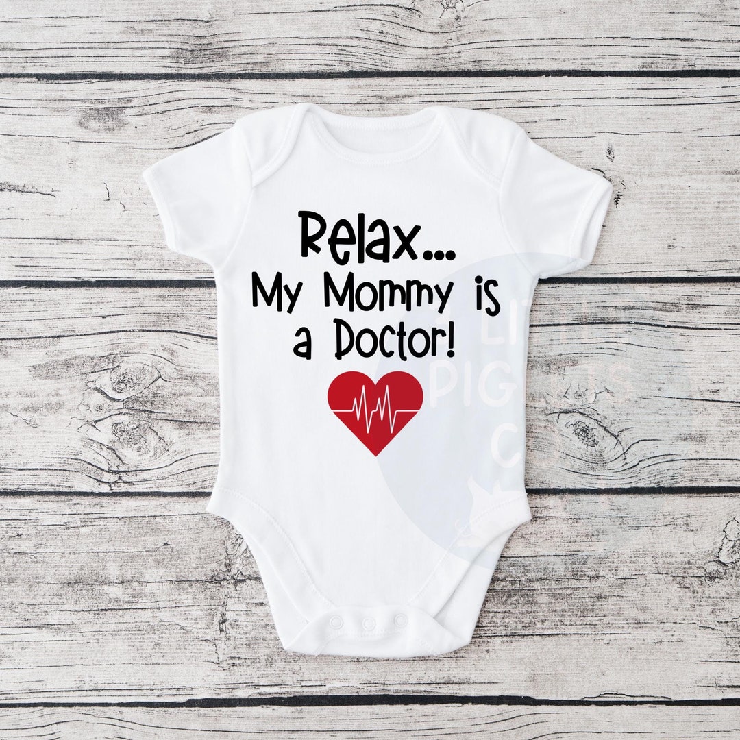 Doctor Mom Onesie® Gift for Pregnant Doctor Baby Outfit Doctor Baby ...