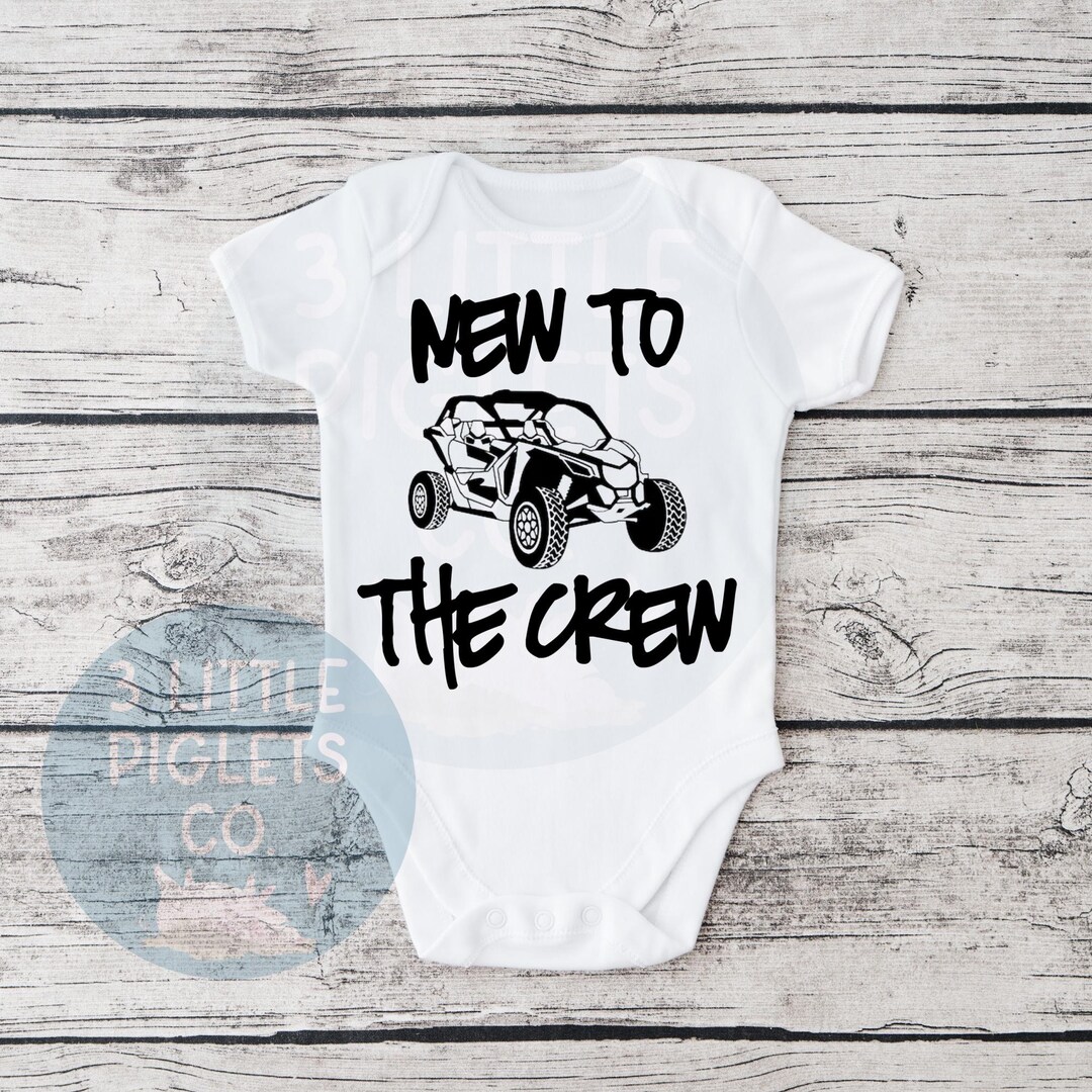 New to the Crew UTV Onesie® Side by Side Baby Gift Baby Announcement ...