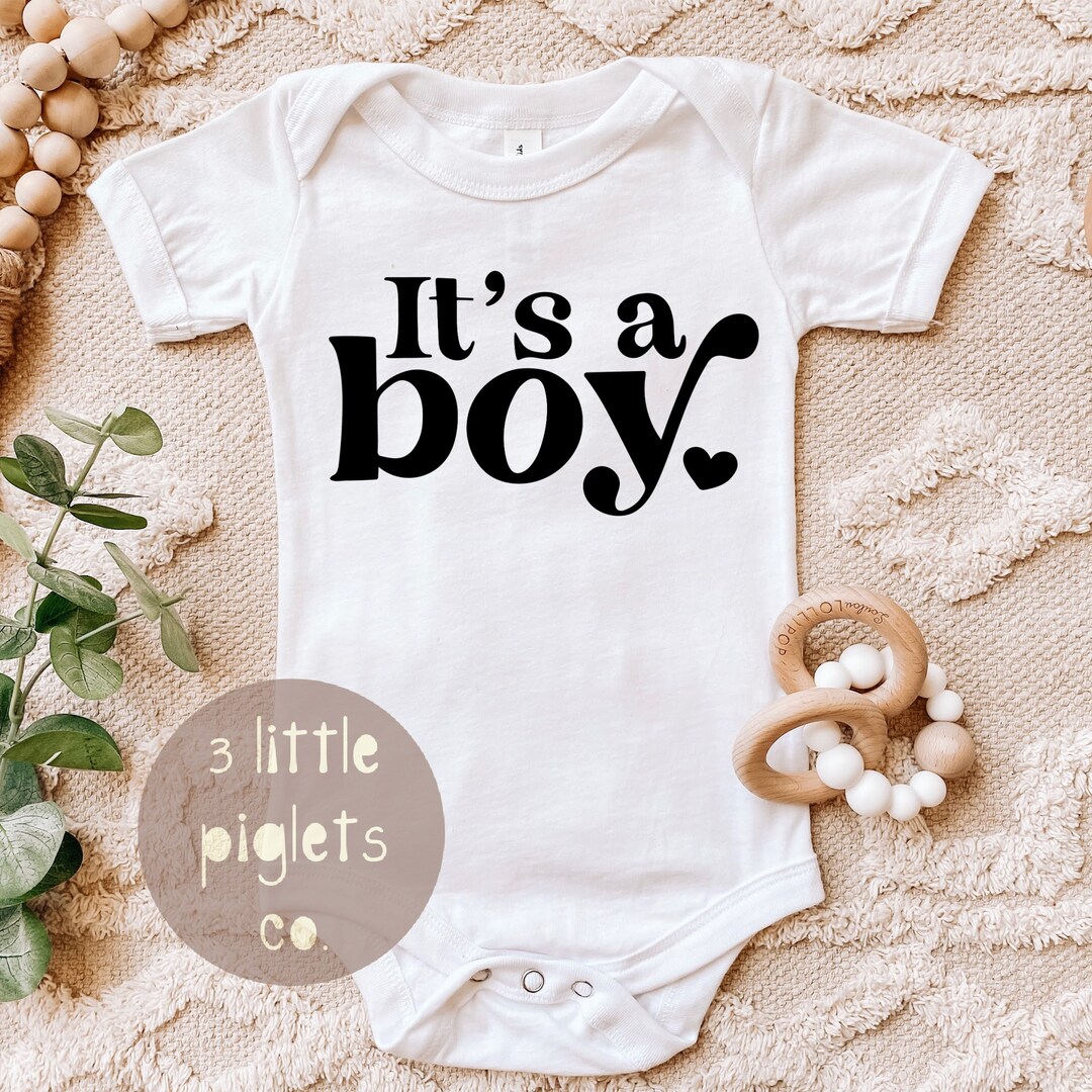 It's a Boy Pregnancy Announcement Onesie®, Gender Reveal Natural ...
