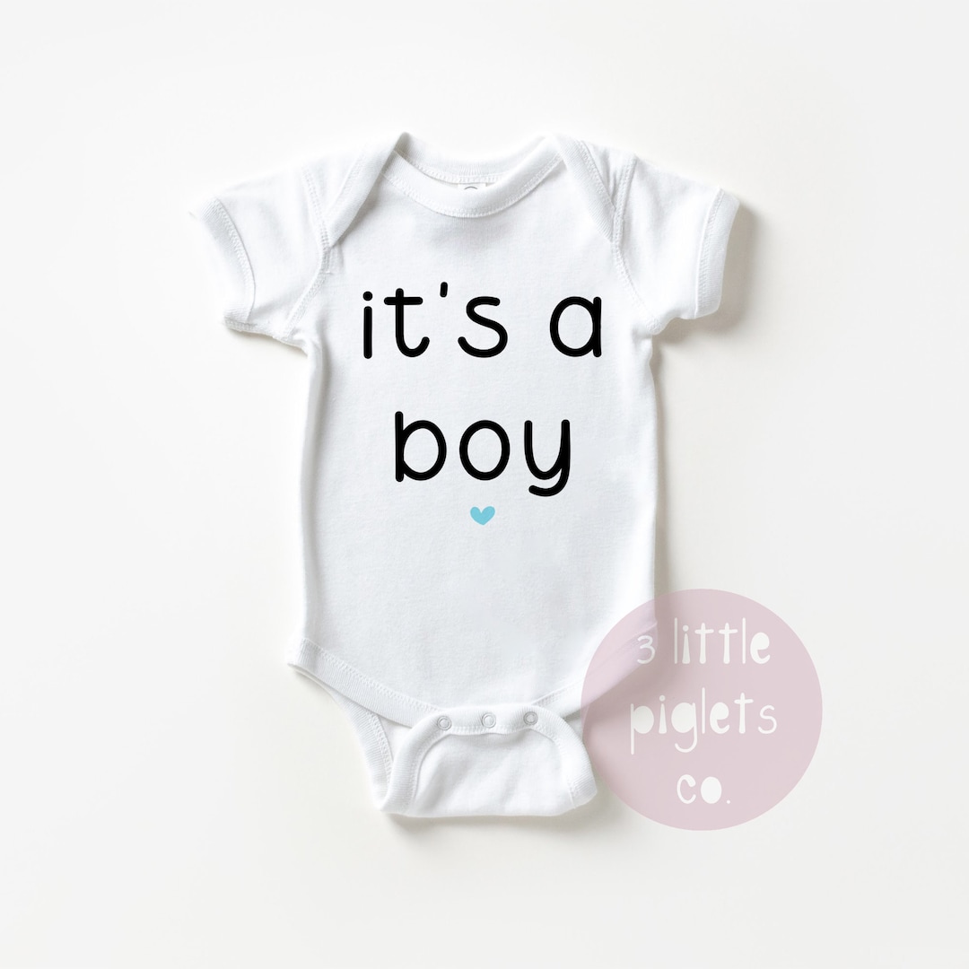 It's a Boy Pregnancy Announcement Onesie®, Gender Reveal Natural ...