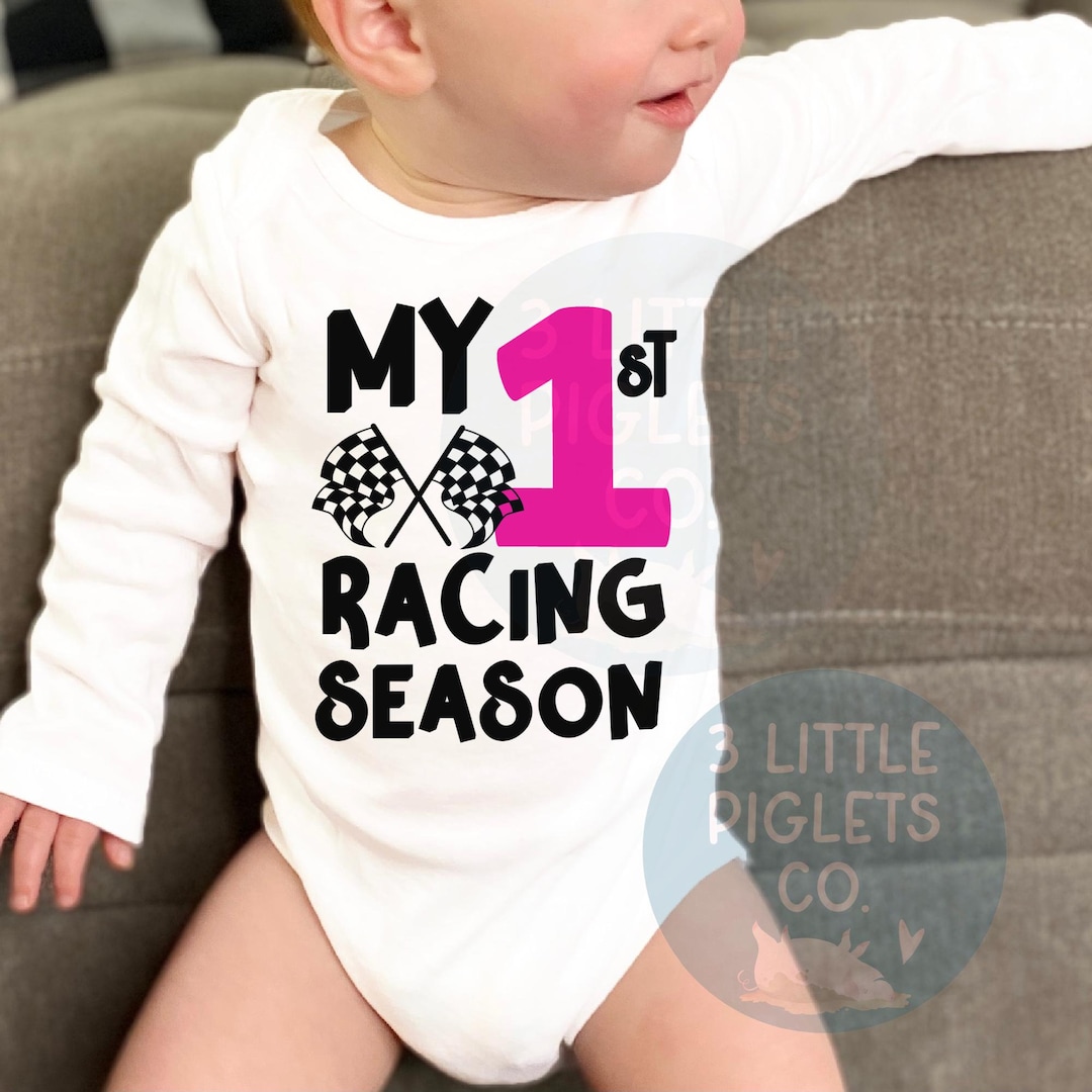 Racing Onesie® Baby Racing Outfit My First Racing Season Racing Baby ...