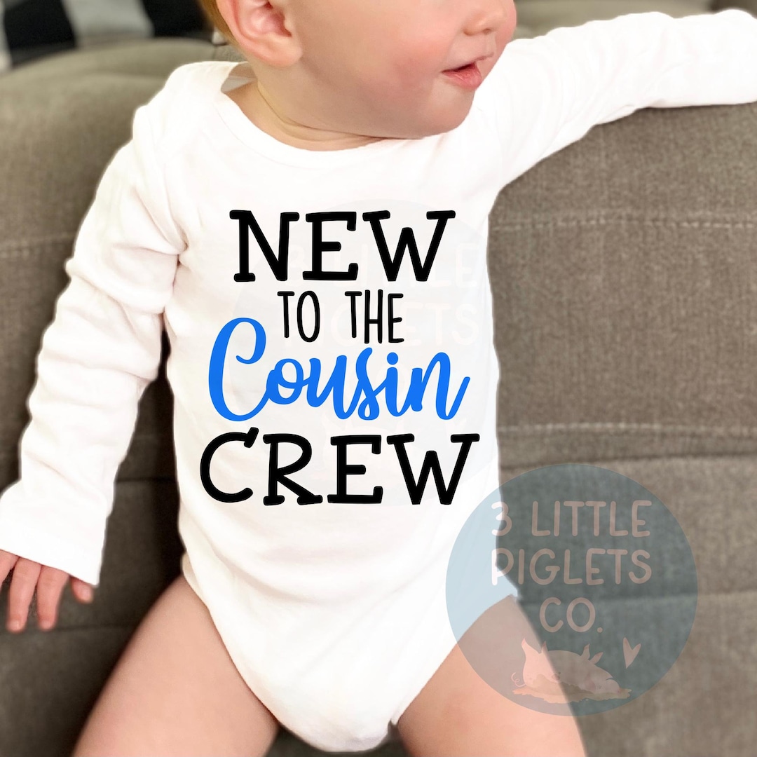 New to the Cousin Crew Cousin Onesie® Cousin Pregnancy Announcement New Cousin Gift Baby Cousin ...