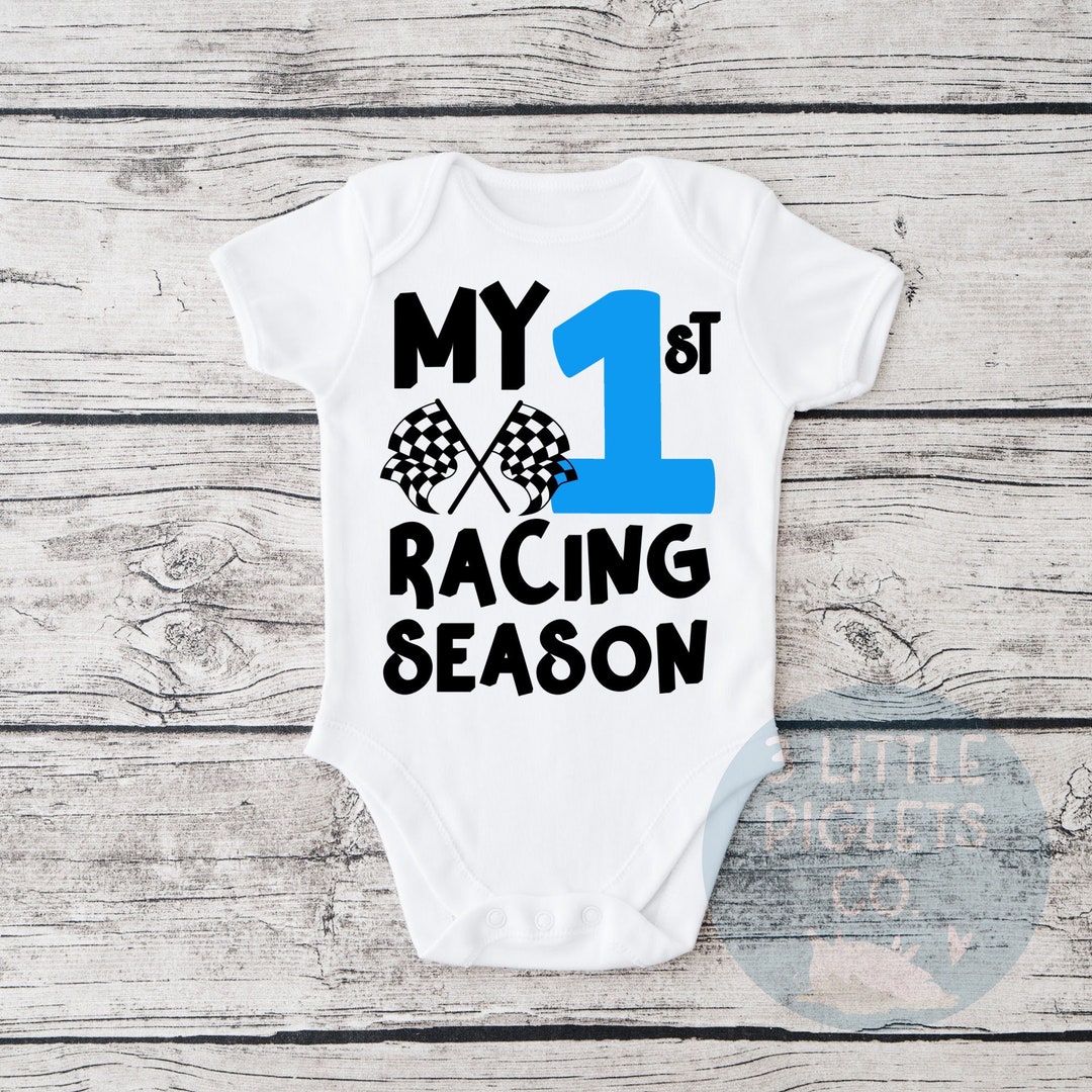 My First Racing Season Racing Baby Onesie® Race Onesie® Race Season ...