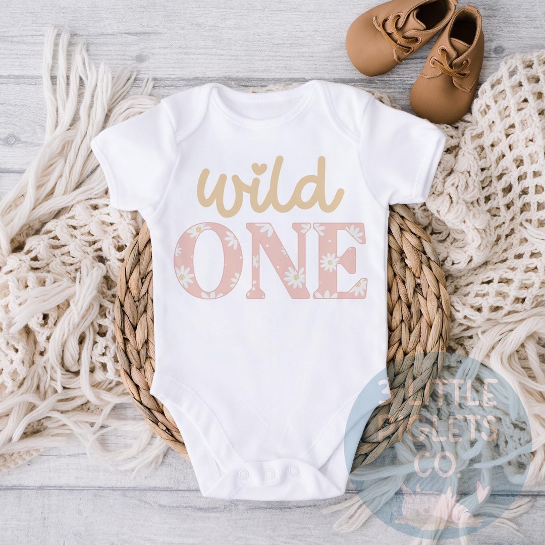 Wild One Birthday Girl Daisy First Birthday Girl Birthday Outfit 1st ...