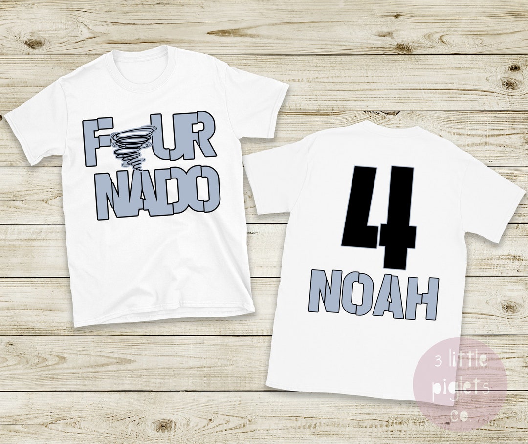 FOURNADO, Tornado Birthday Shirt, Tornado Birthday Theme, Fourth ...