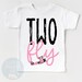 TWO Fly, Pink Girls Airplane Birthday Shirt, Airplane Birthday Theme ...