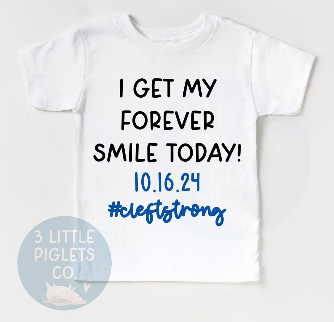 Cleft Shirt Cleft Lip and Palate Baby Cleftie Forever Smile Cleft ...