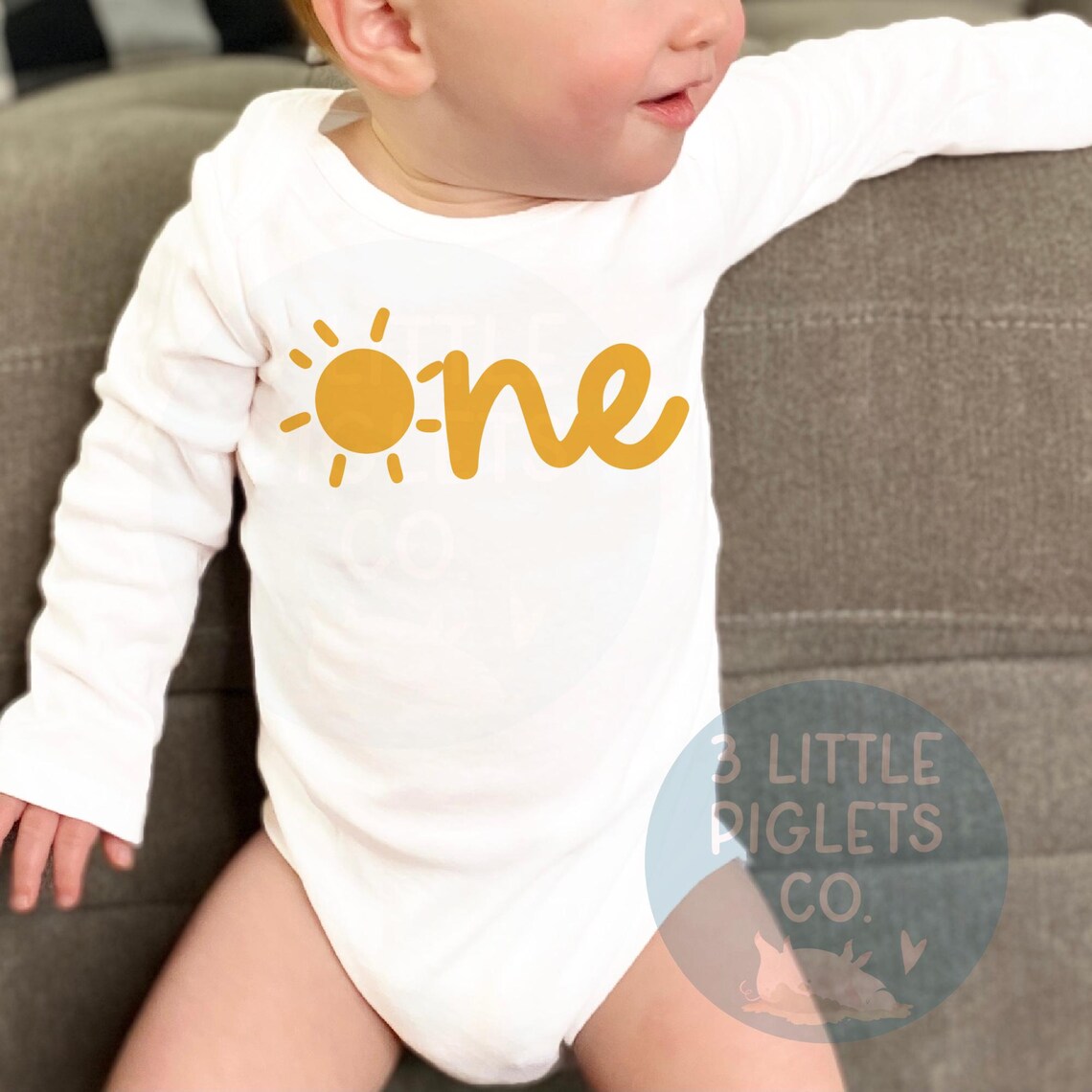 Sun First Birthday Onesie® ONE Sun First Birthday Boy Sun Birthday ...