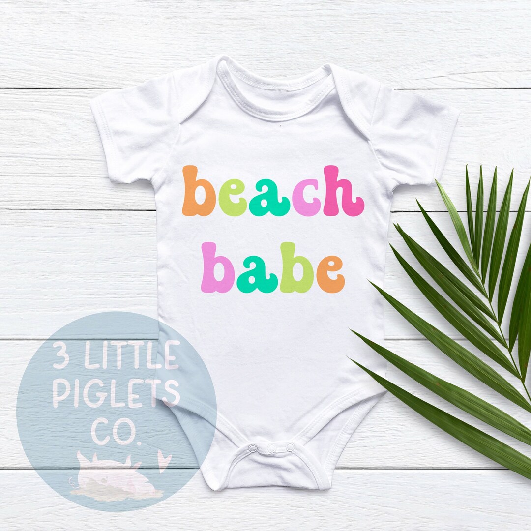 Beach Onesie® Baby Beach Outfit Beach Babe Onesie® First Beach Trip ...