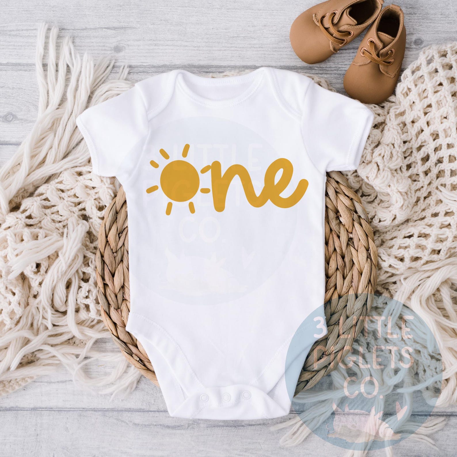 Sun First Birthday Onesie® ONE Sun First Birthday Boy Sun Birthday ...