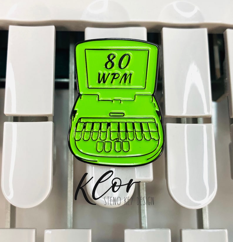 Achievement Court Reporting Speed Lapel Pins - Etsy