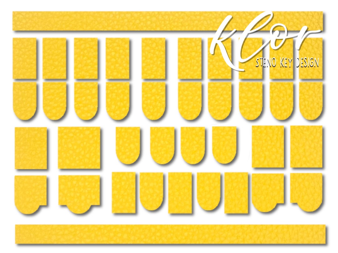 Faux Leather Steno Keypads YELLOWS and ORANGE - Etsy