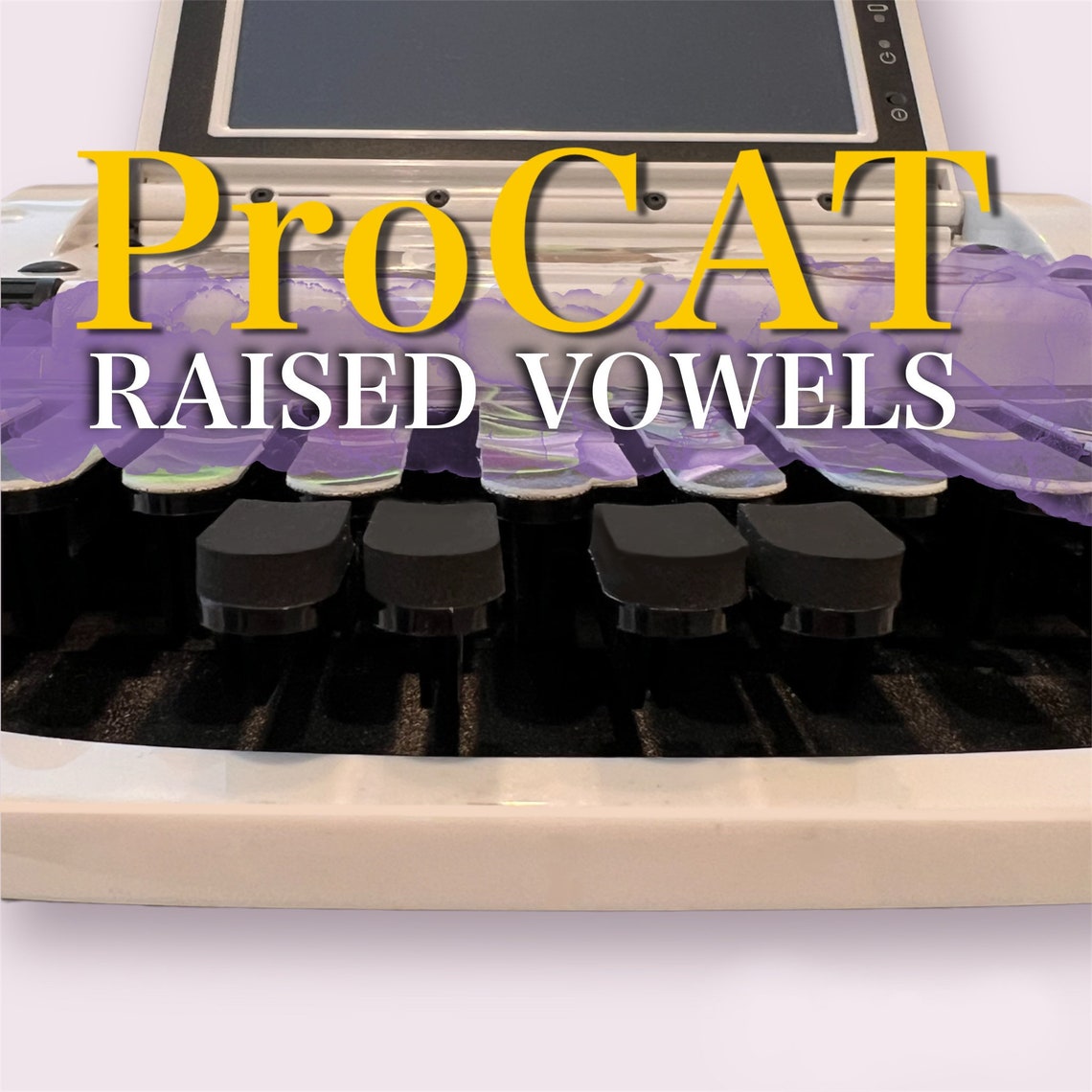 Procat Raised Vowels - Etsy
