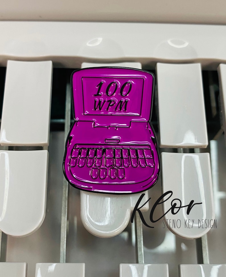 Achievement Court Reporting Speed Lapel Pins - Etsy