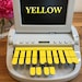 Faux Leather Steno Keypads YELLOWS and ORANGE - Etsy