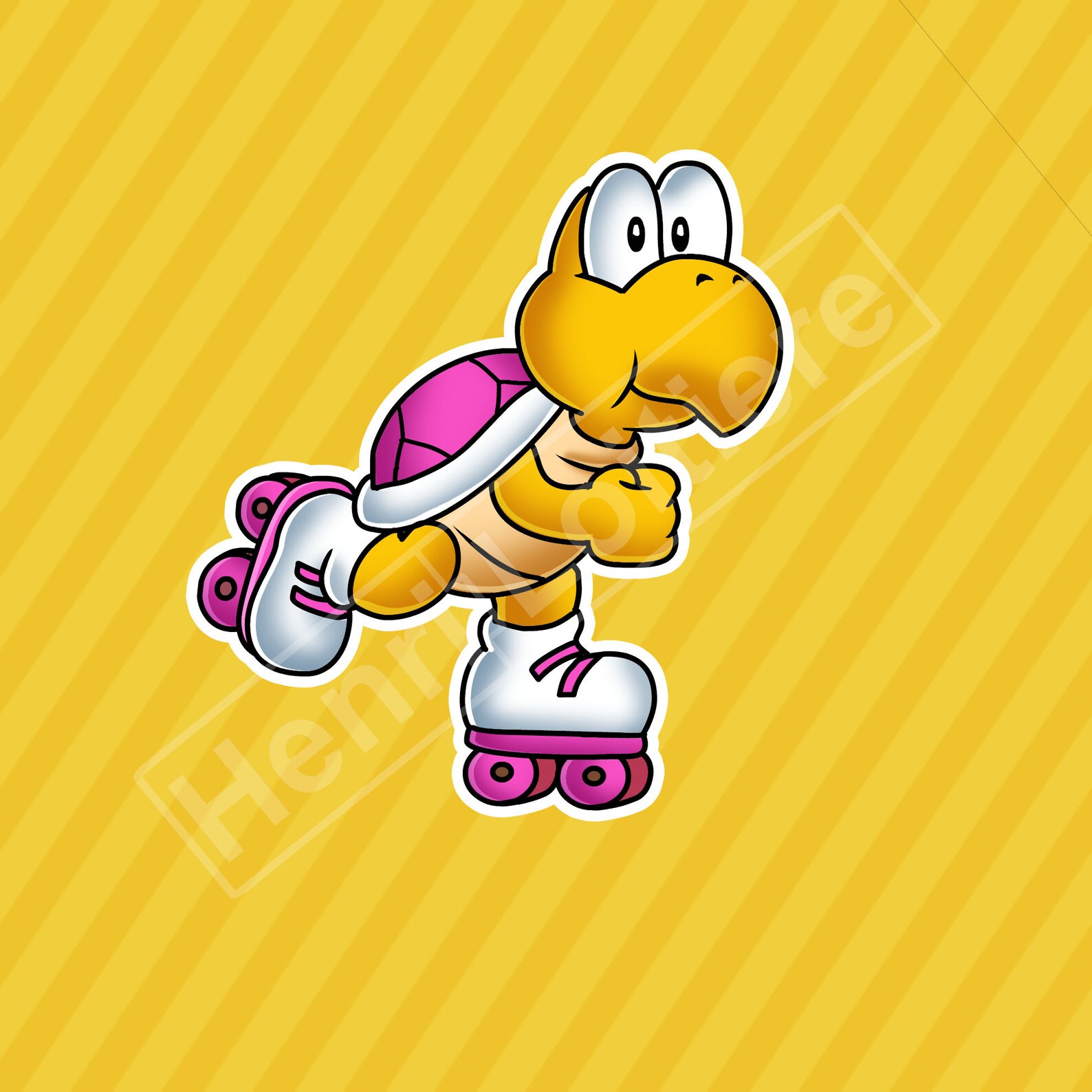 Super Mario Wonder Bros. Sticker Rolla Koopa - Etsy
