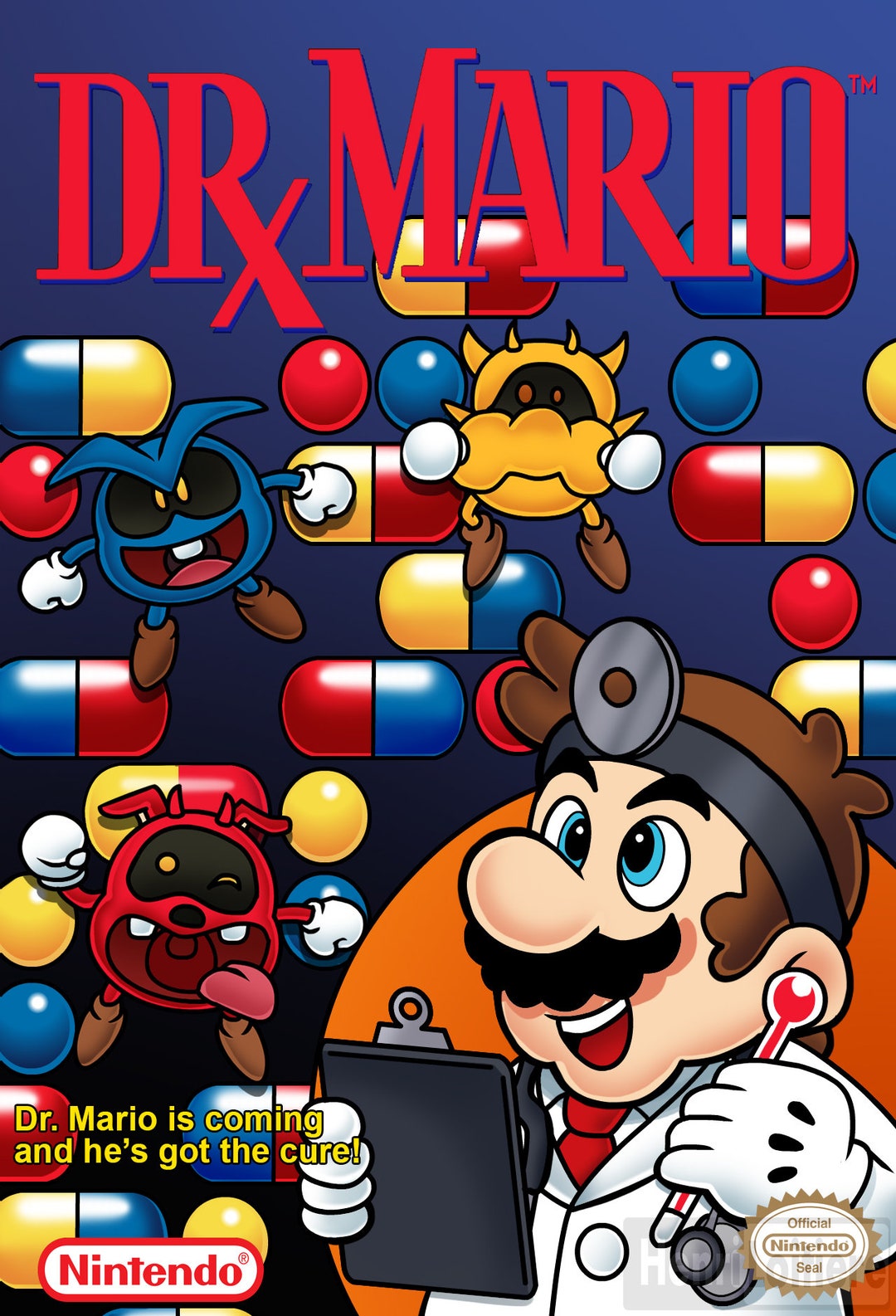 Dr.mario Poster Print 8.5x11 - Etsy
