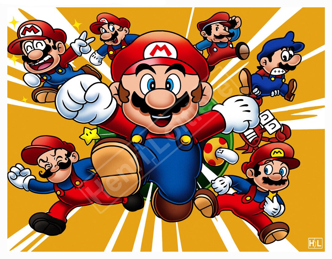 Marioverse Art - Etsy