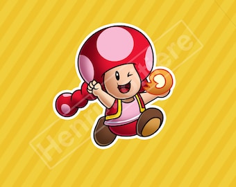 Super Mario Bros. Wonder Sticker Floating Cap Mario - Etsy