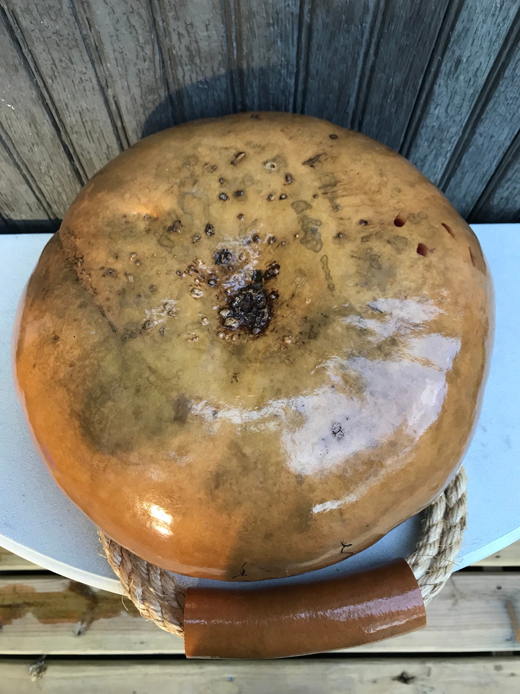 Painted Gourd Basket Hand Painted With Handle - Etsy