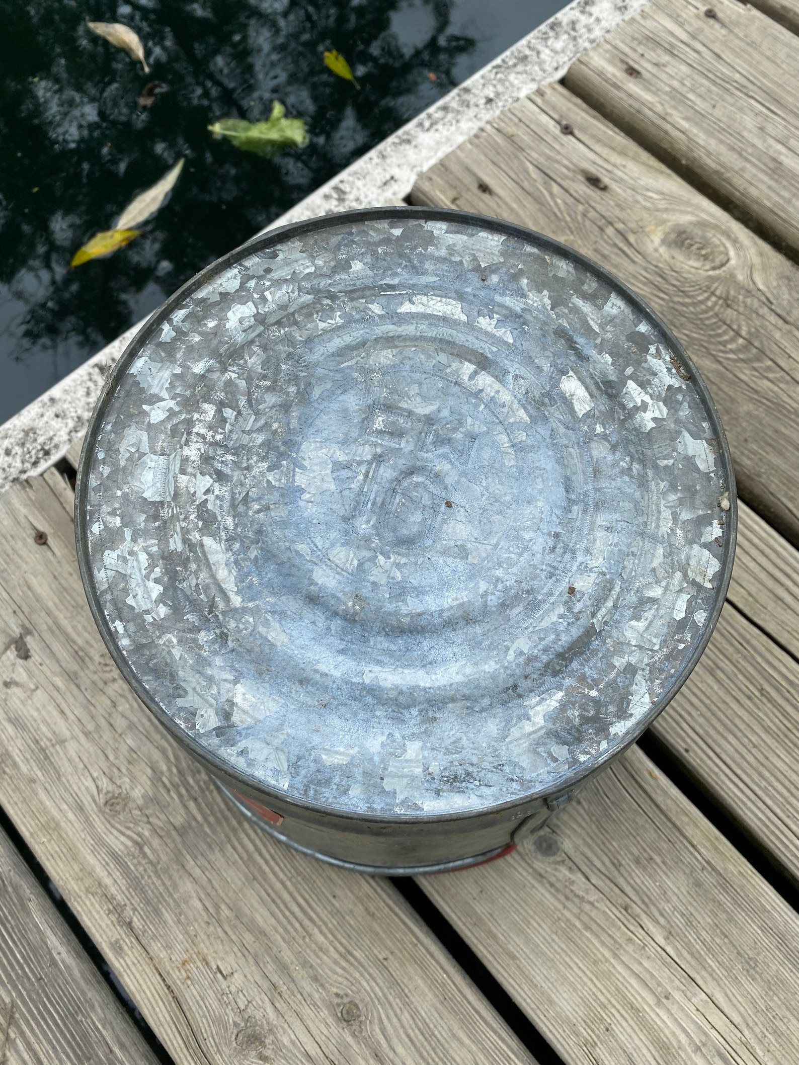Vintage Metal Bucket Galvanized Tin Farmhouse Decor - Etsy