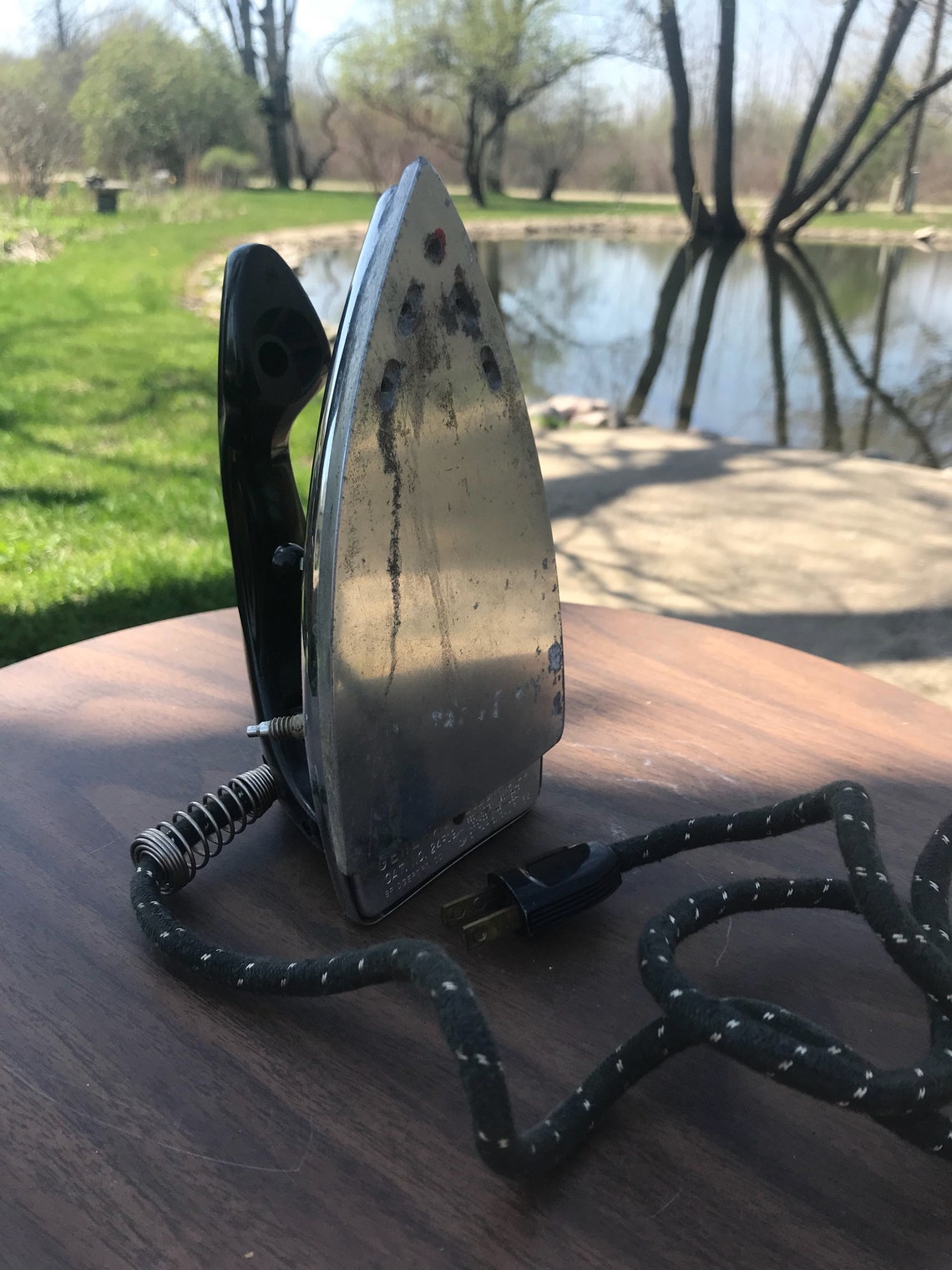 Vintage Steam Iron Portable Electric General Electric - Etsy