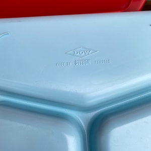 Vintage Plastic Lunch Trays, Confetti Set of 4, Dow, Styron - Etsy