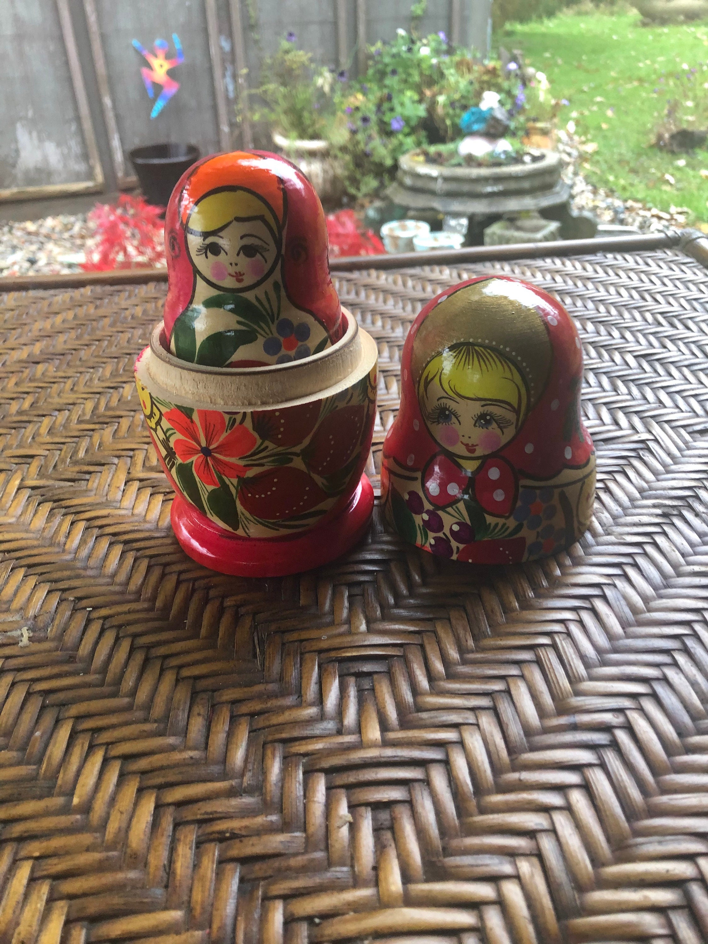 Vintage Stacking Dolls Matryoshka Babushka Nesting | Etsy