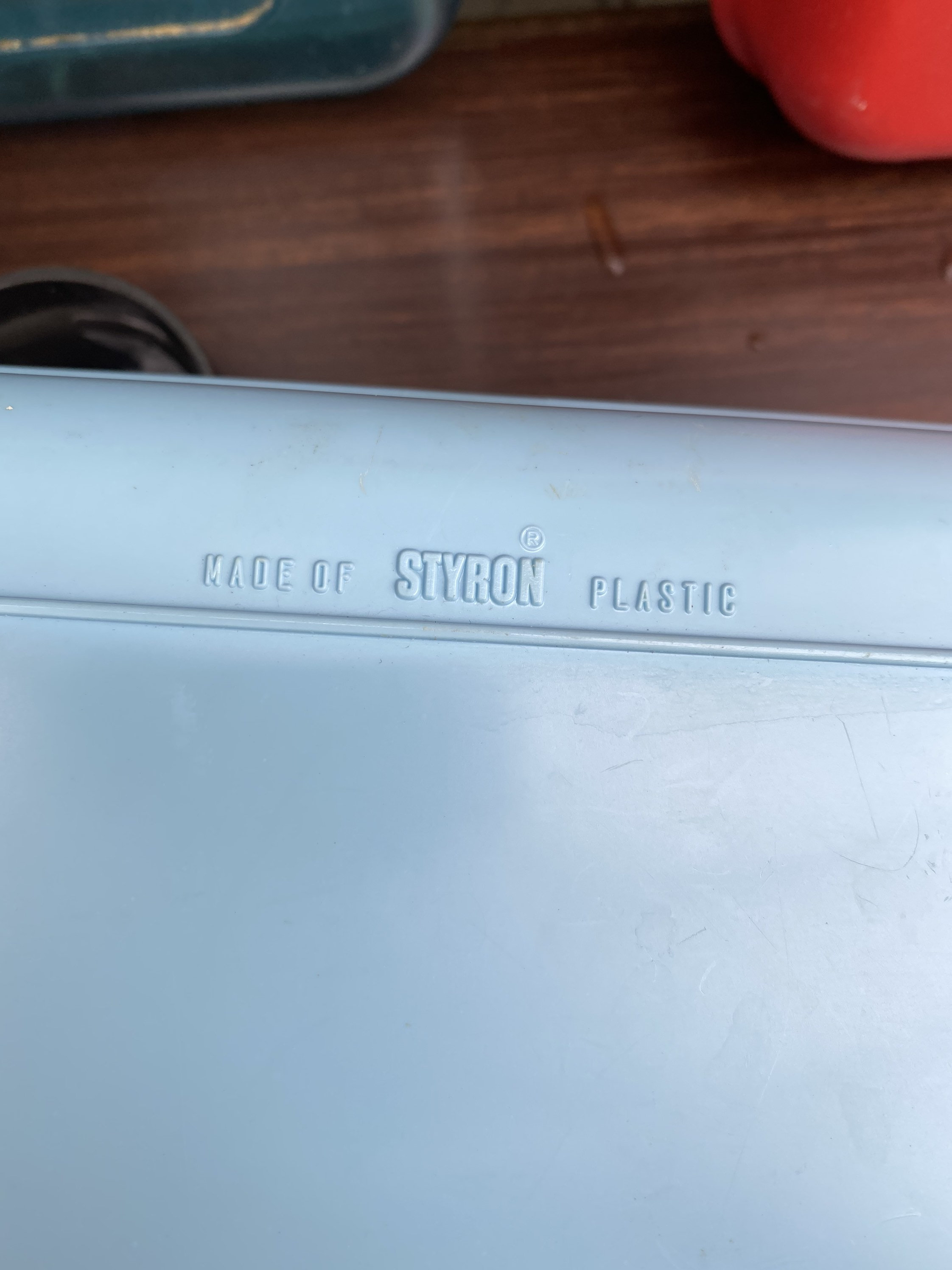 Vintage Plastic Lunch Trays Confetti Set of 4 Dow Styron - Etsy