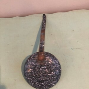Antique Skimmer Spoon, Ladle, Granite, Colander Spoon, Straining ...
