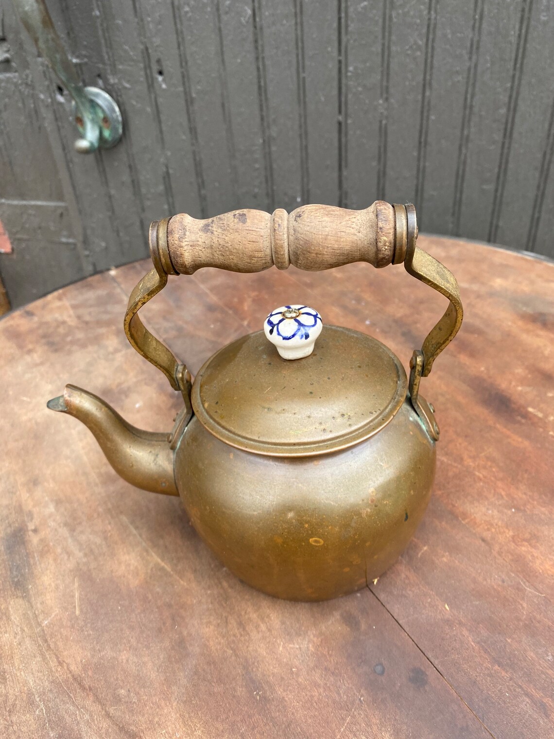 Vintage Copper Teapot, Antique, Farmhouse, Decor, Country Kitchen - Etsy