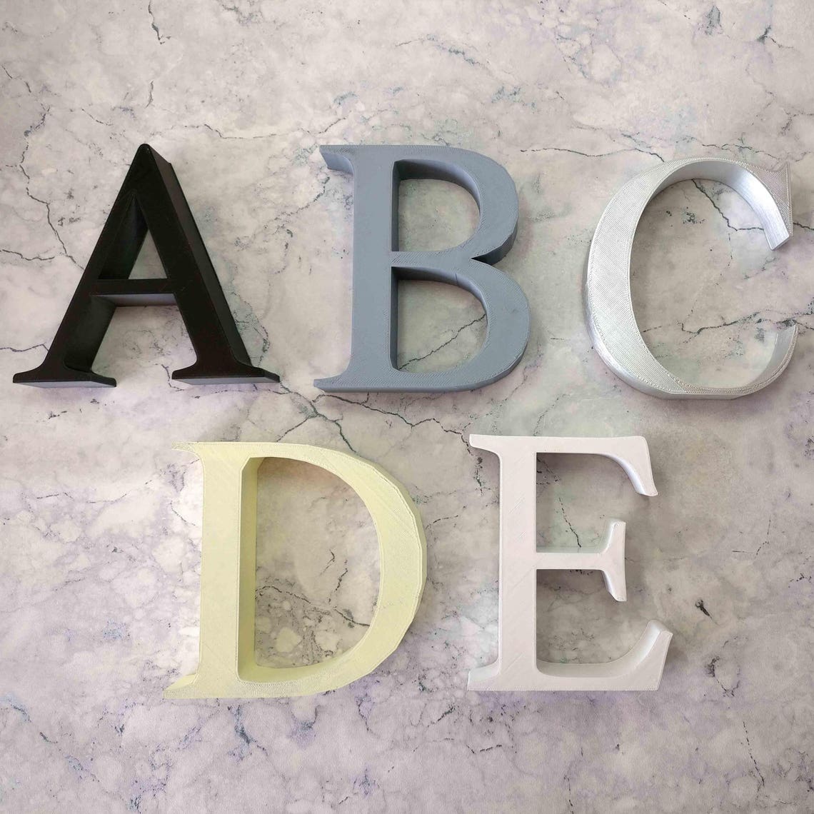 Personalised Free Standing Letters Free Standing Letters 3D - Etsy