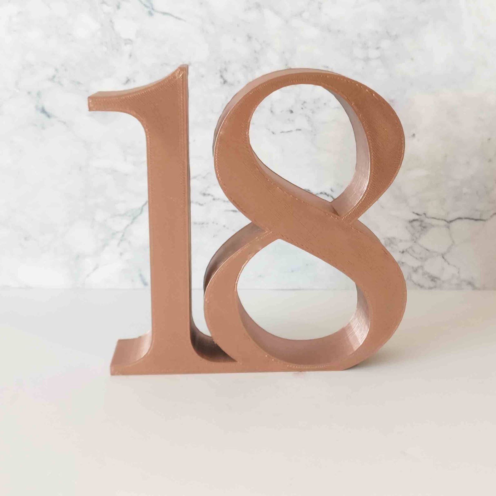 Birthday Numbers Age Table Number Sweet 16, 18, 21, 30, 50, 60 ...