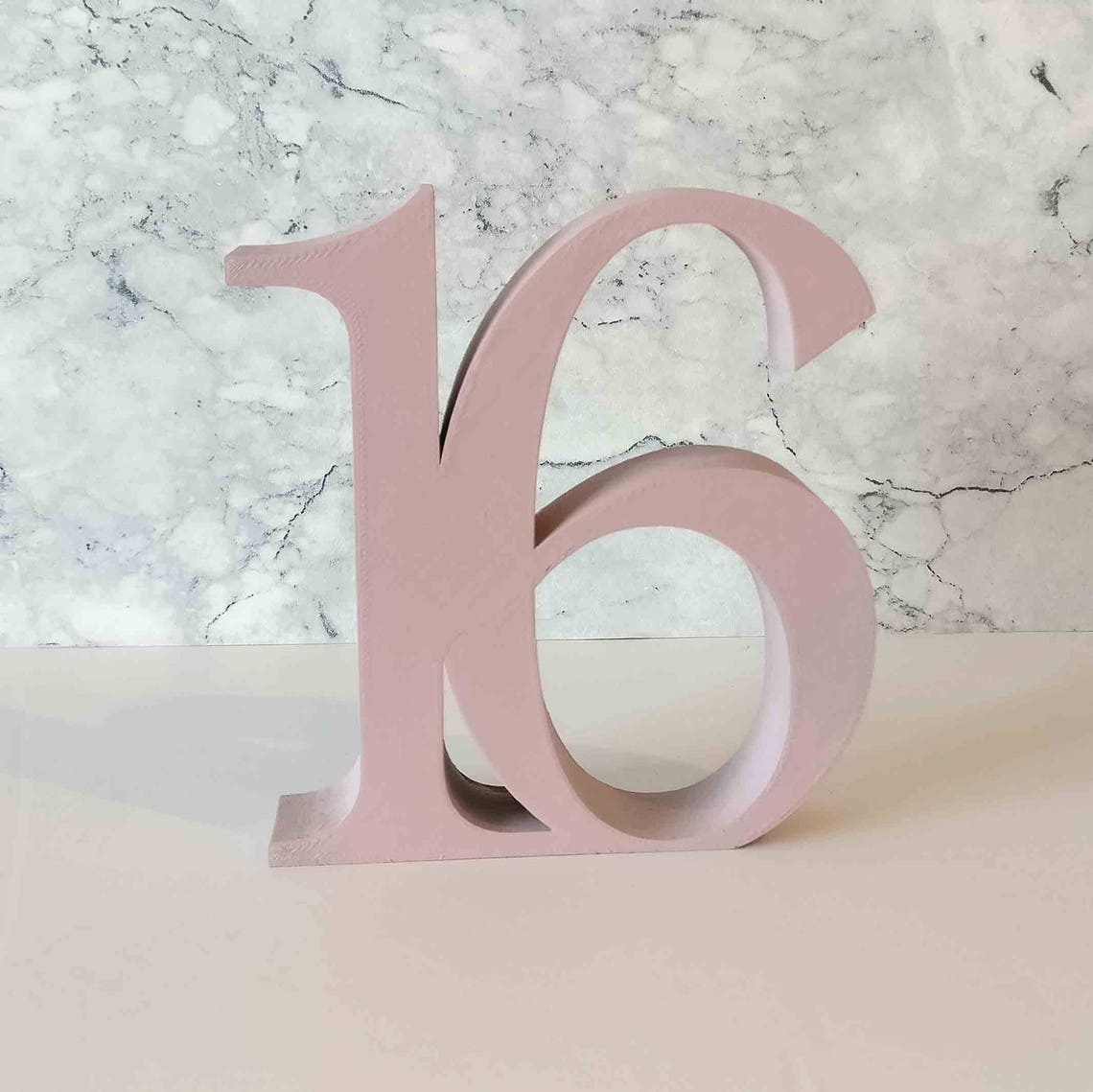 Birthday Numbers Age Table Number Sweet 16, 18, 21, 30, 50, 60 ...