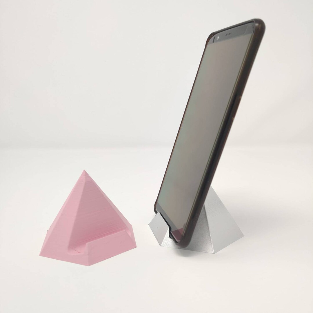 Geometric Phone Stand | Pyramid Phone Holder |mobile Organizer | Desk ...
