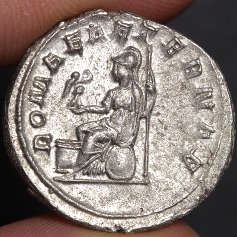 Eternal Rome Genuine Ancient Roman Coin - Silver Double Denarius (244AD ...
