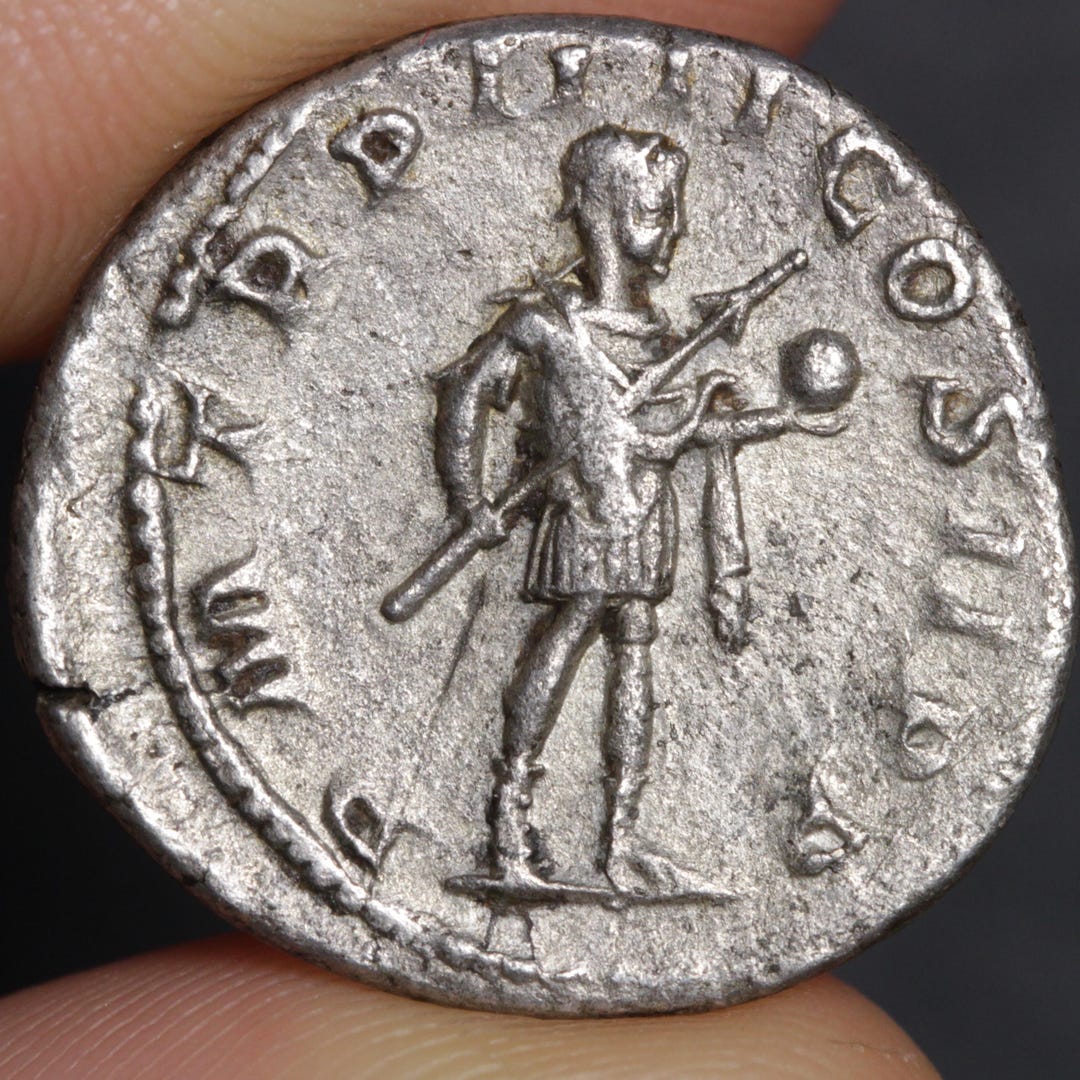Roman Emperor Genuine Ancient Rome Coin - Silver Double Denarius (241AD ...
