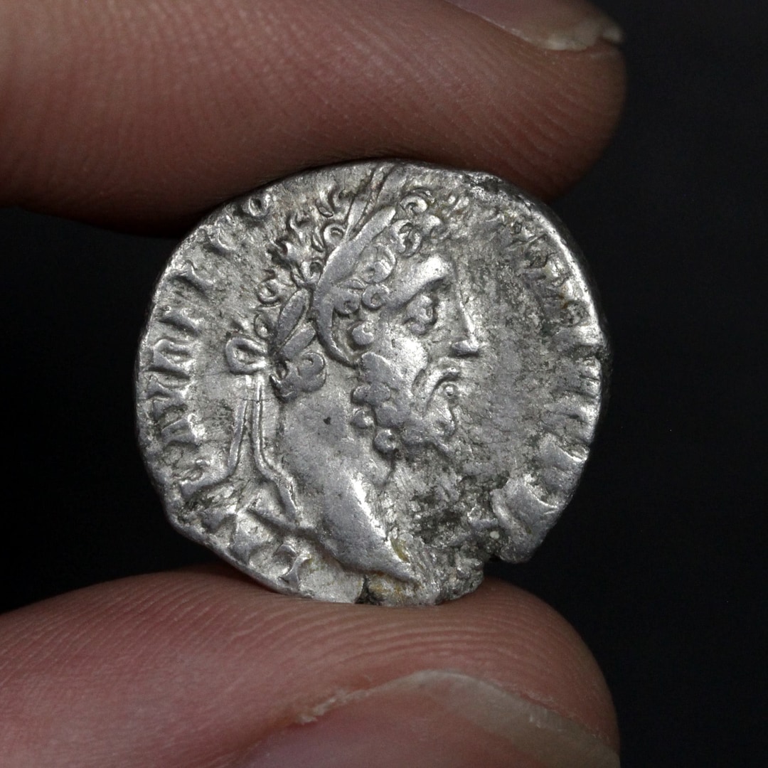 Commodus Coin Ancient Roman Empire Silver Denarius 1800 Years - Etsy