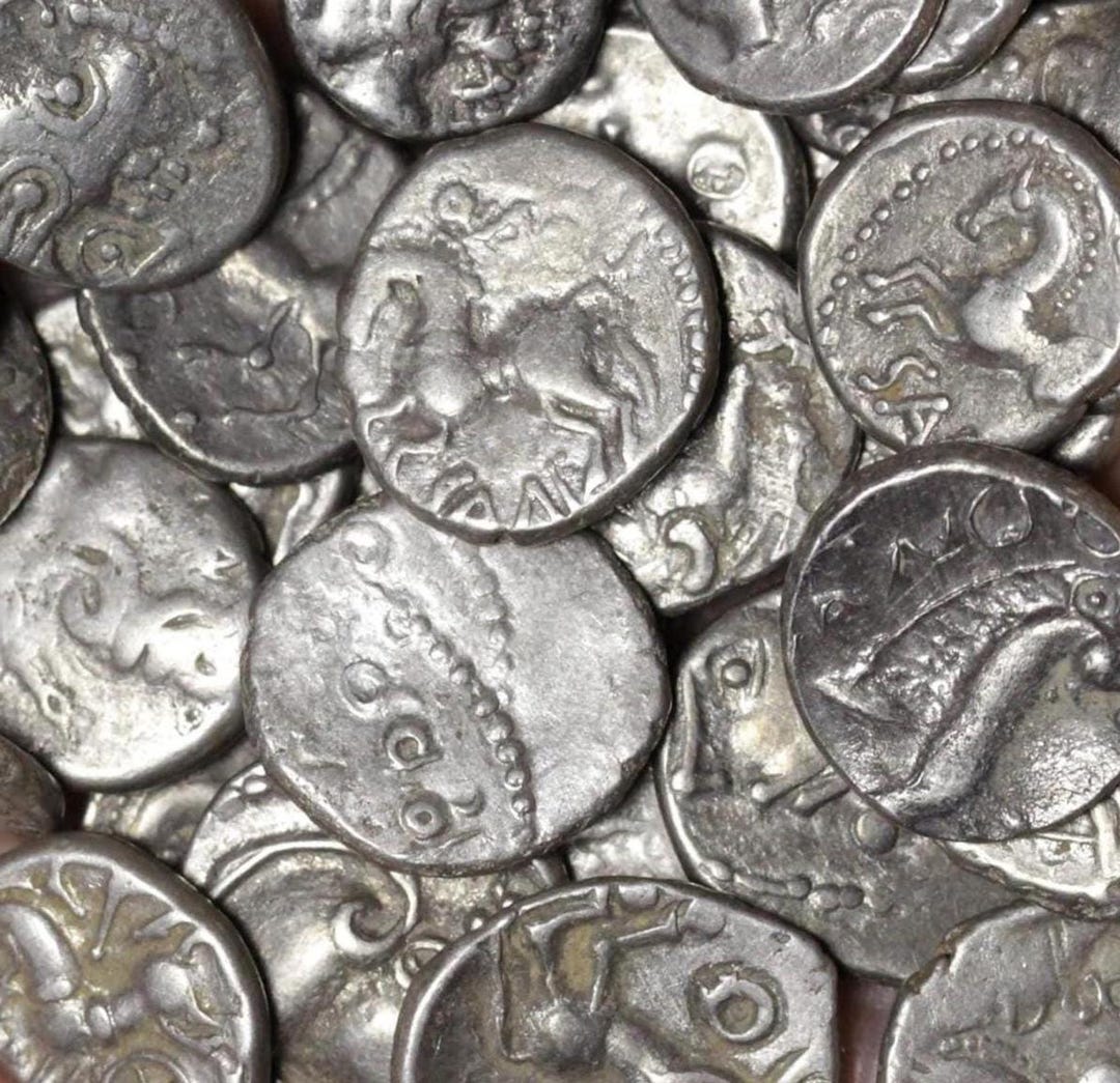 Ancient Celtic Silver Coin 2000 Years Old | Certificate of Authenticity ...