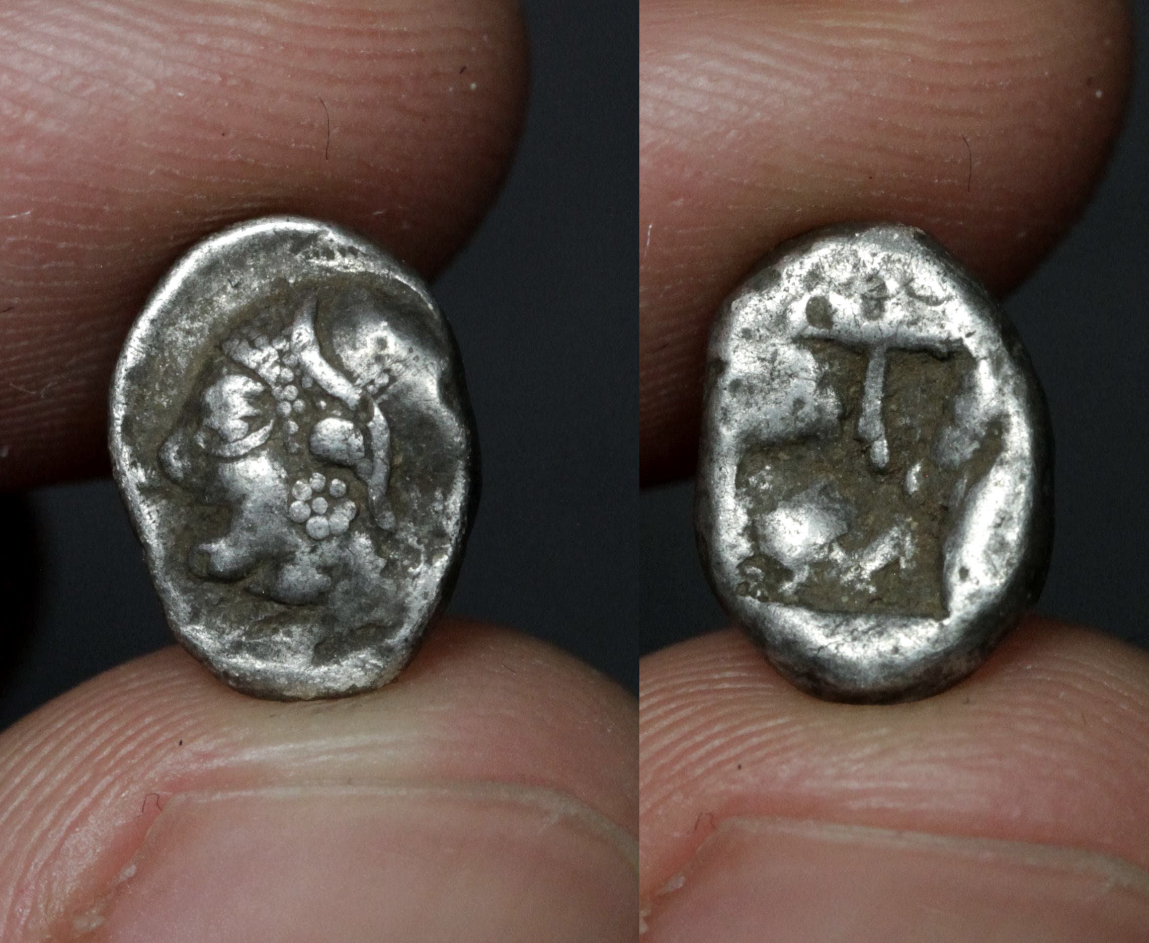 Ancient Greek Silver Tiny Coin 500BC Ionia Hemidrachm 2500 Years Old - Etsy