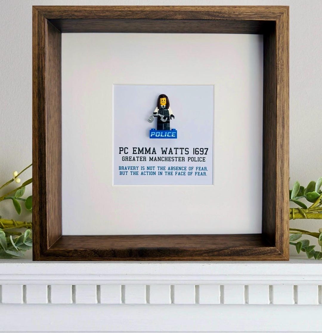 Personalised Police Officer Mini Figure Frame - Etsy