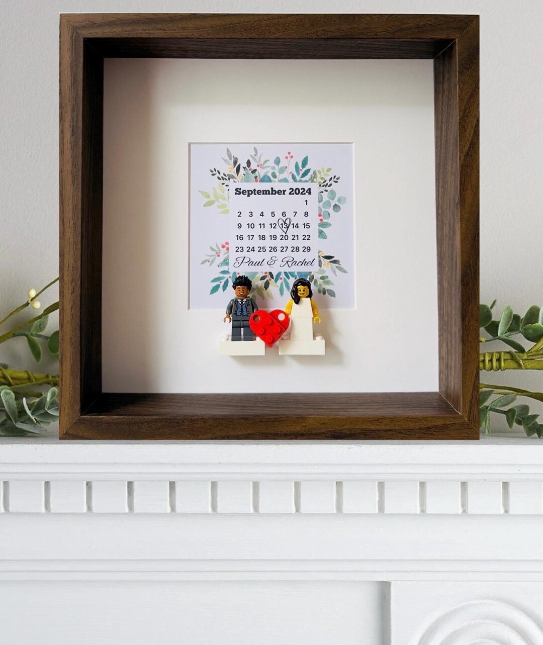 Personalized Lego Minifigure Wedding Frame, Custom Couple Gift - Etsy UK